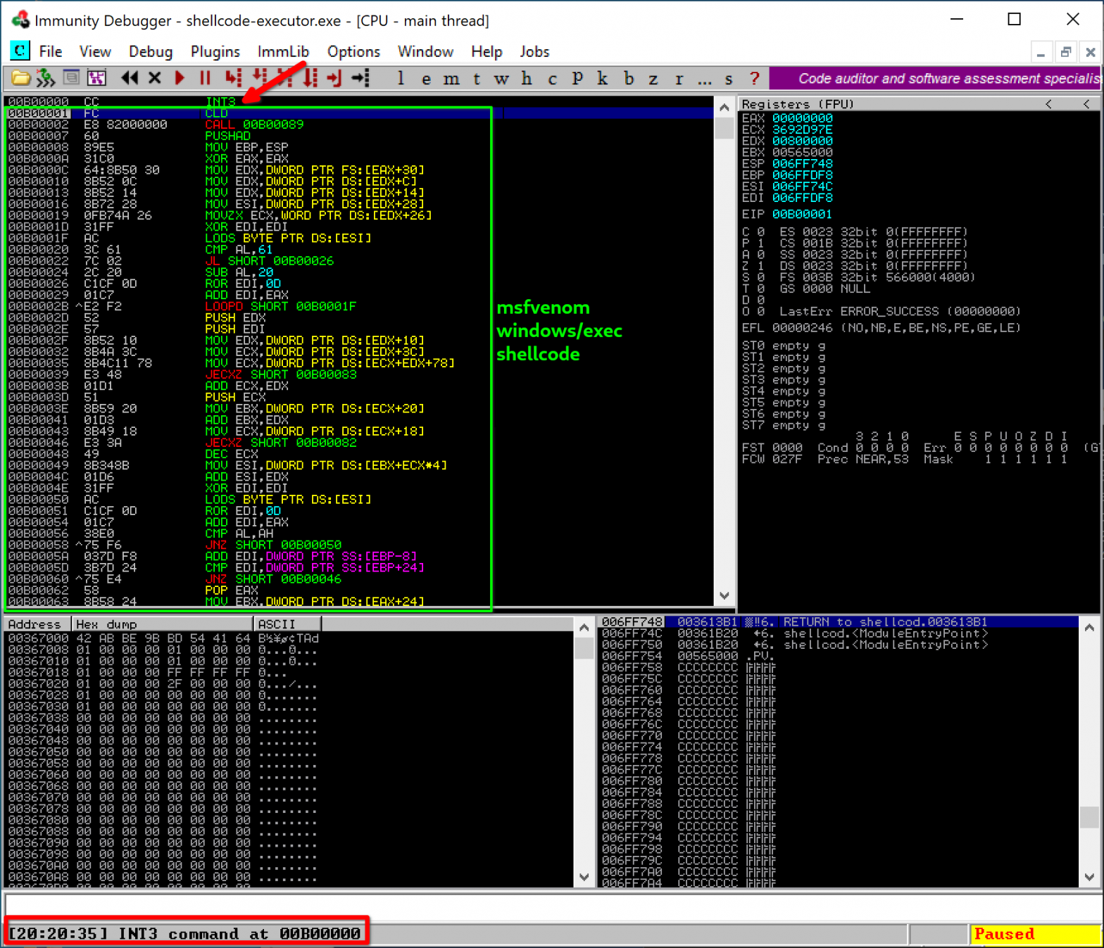 Writing a simple x86 shellcode encoder/decoder – peetKH